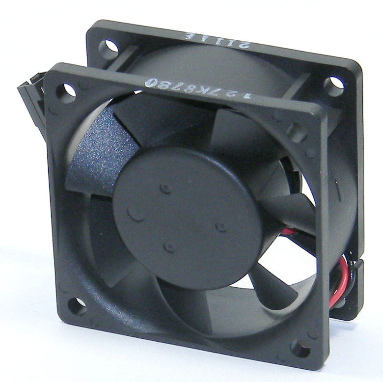24VDC, 2-3/8in. Square X 1in. Delta Box Fan