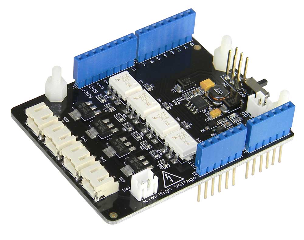 Electroluminescent Driver Arduino Compatible Shield by Seeed