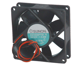 12V, 3-1/8in. SUNON BOX FAN USED
